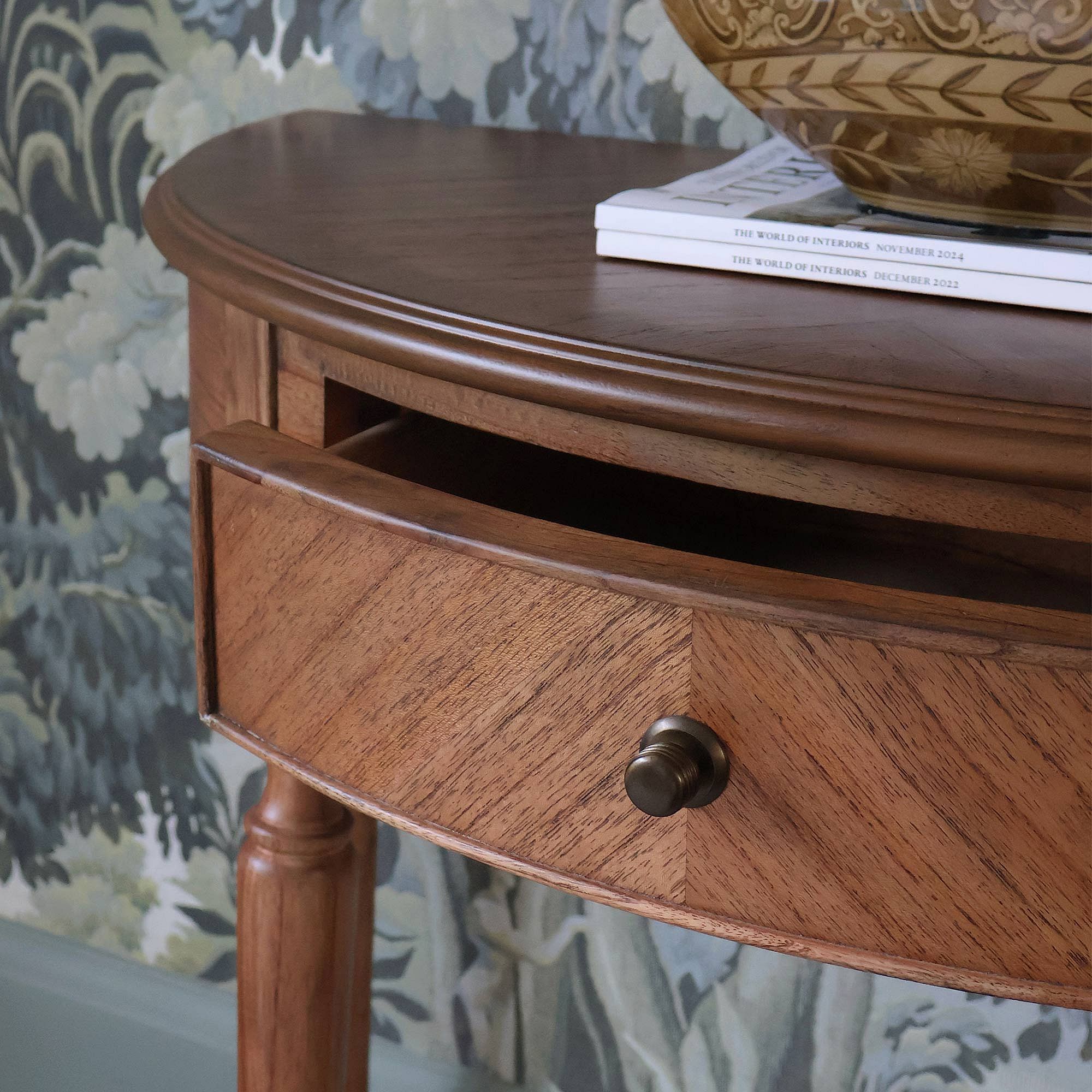 Cavendish Honey Demi Lune Console Table | Antique Style Demi Lune ...