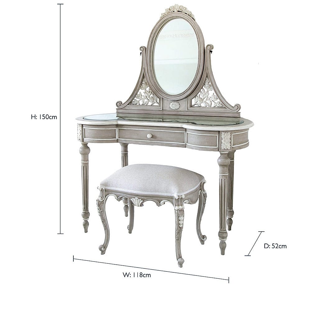 Amour French Dressing Table | Classic French Style Dressing Table ...