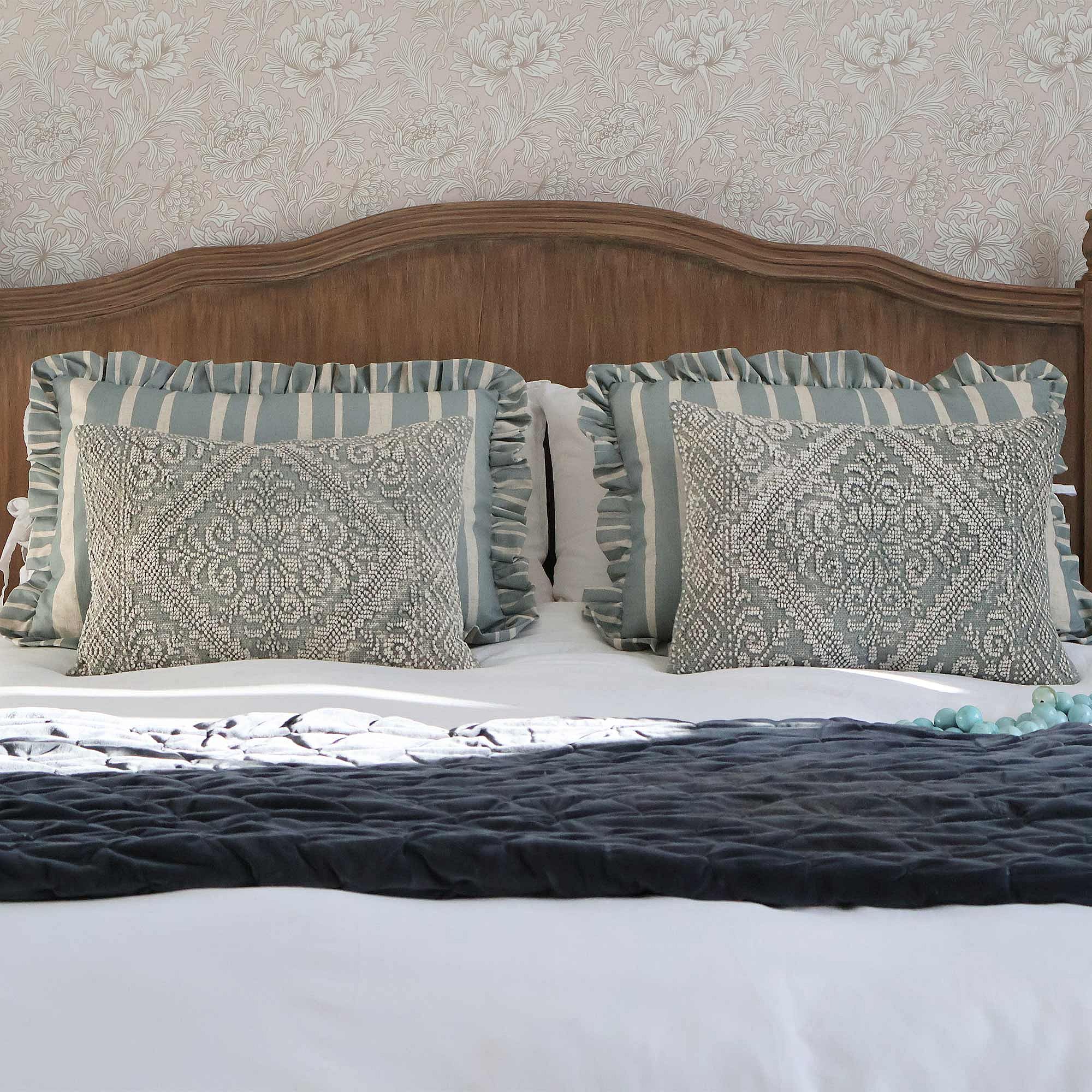 French Knots Cushion | French Knots Inspired Boudoir Cushion