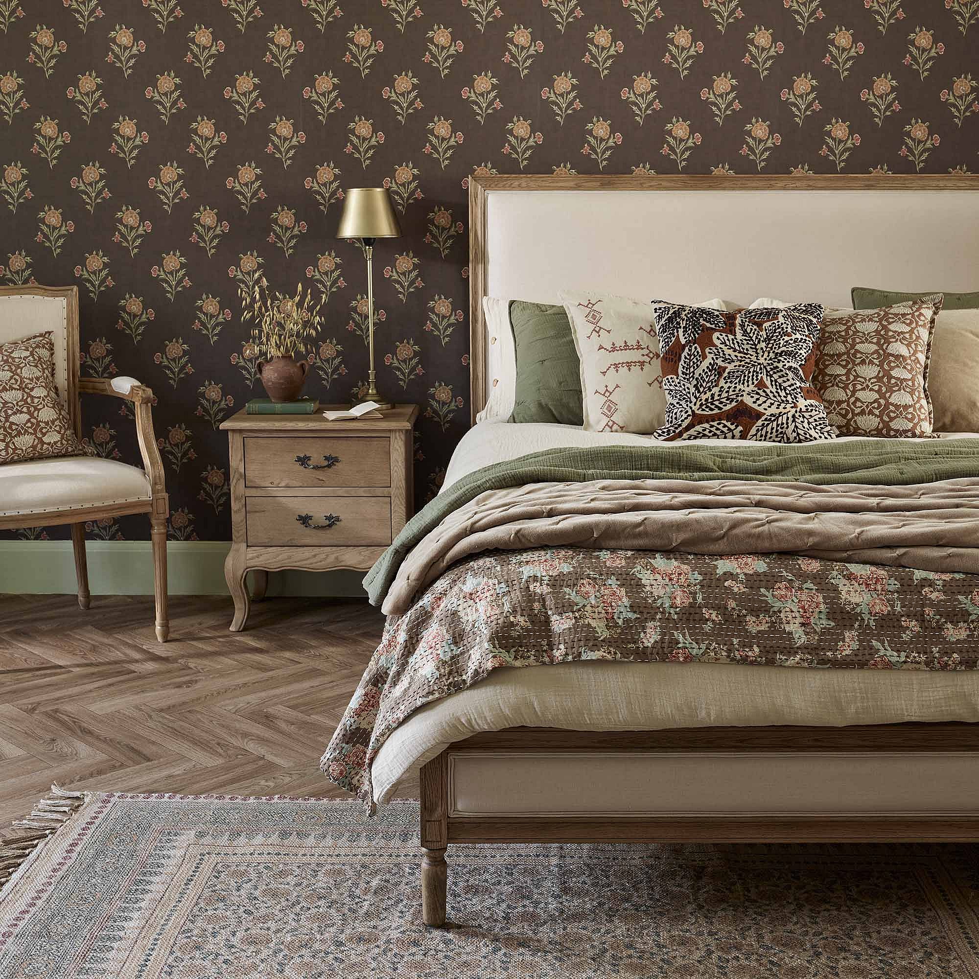 Madison Antique Brass Table Lamp | Contemporary Tall Slim Brass Table Lamp