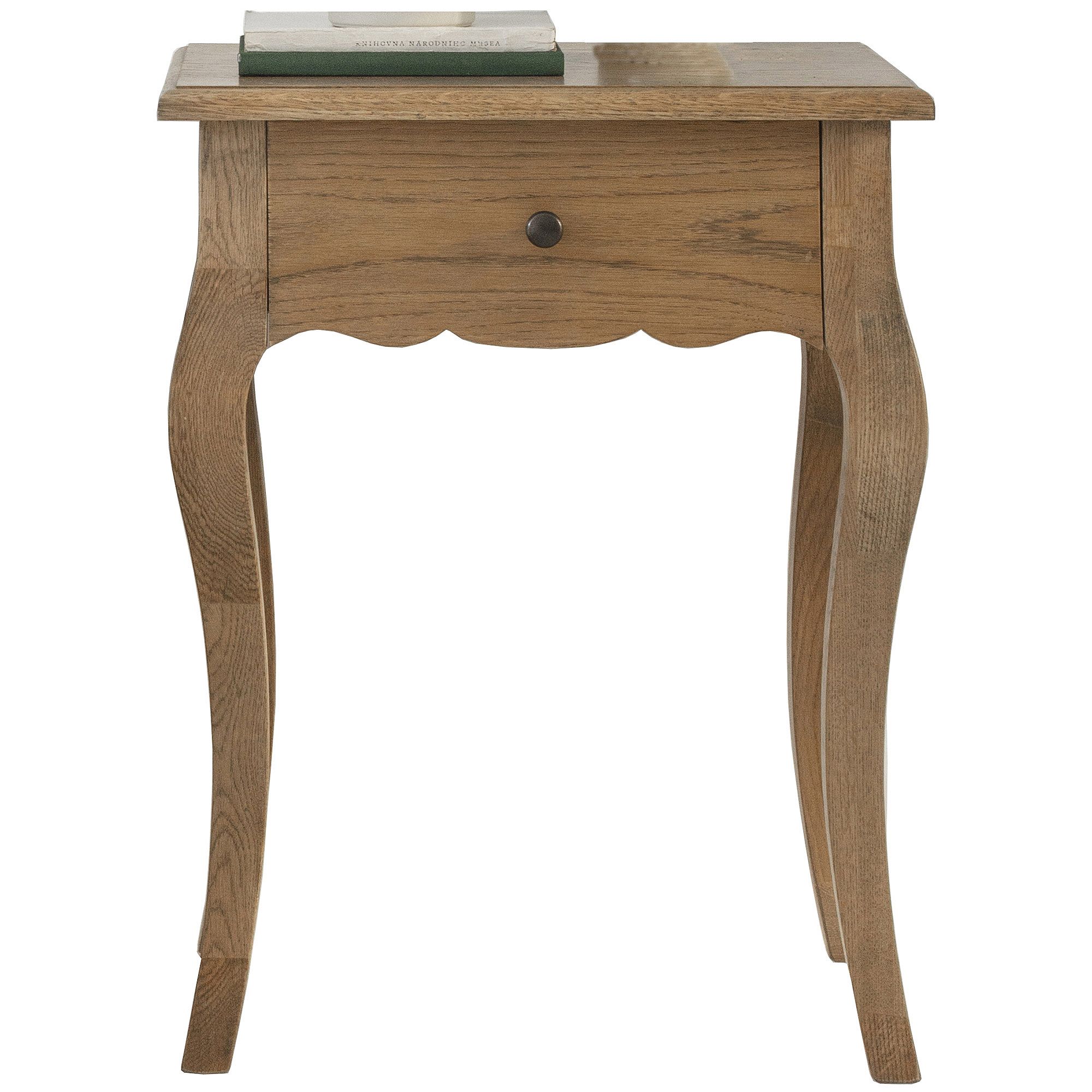 Love Story Single Drawer Bedside Table | Natural Oak Bedisde Table with ...