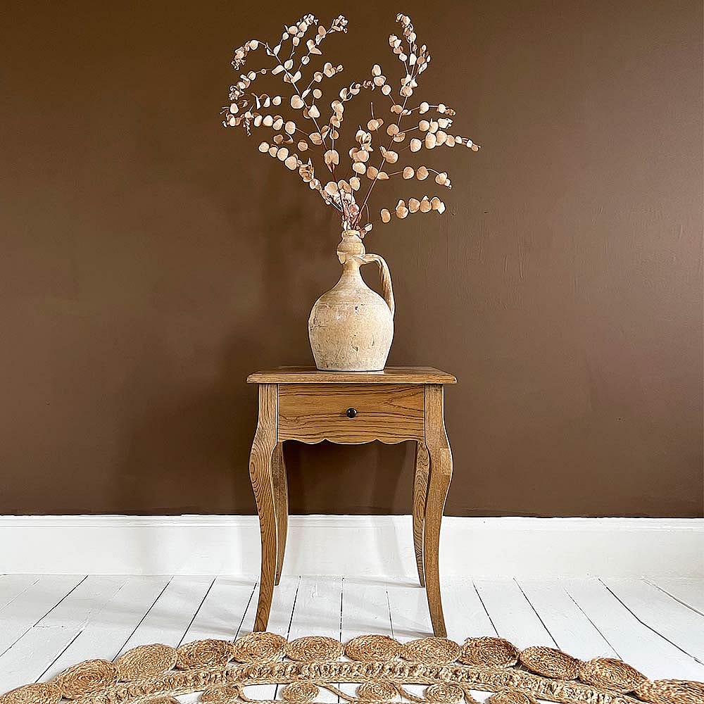 Love Story Single Drawer Bedside Table | Natural Oak Bedisde Table with ...