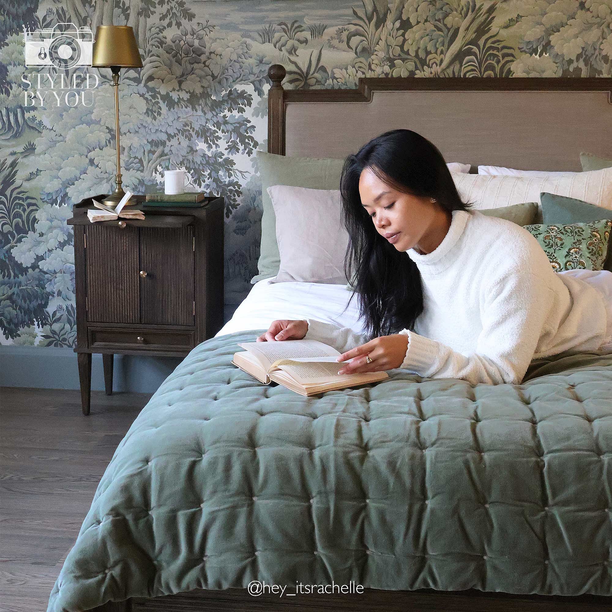 Madison Antique Brass Table Lamp | Contemporary Tall Slim Brass Table Lamp