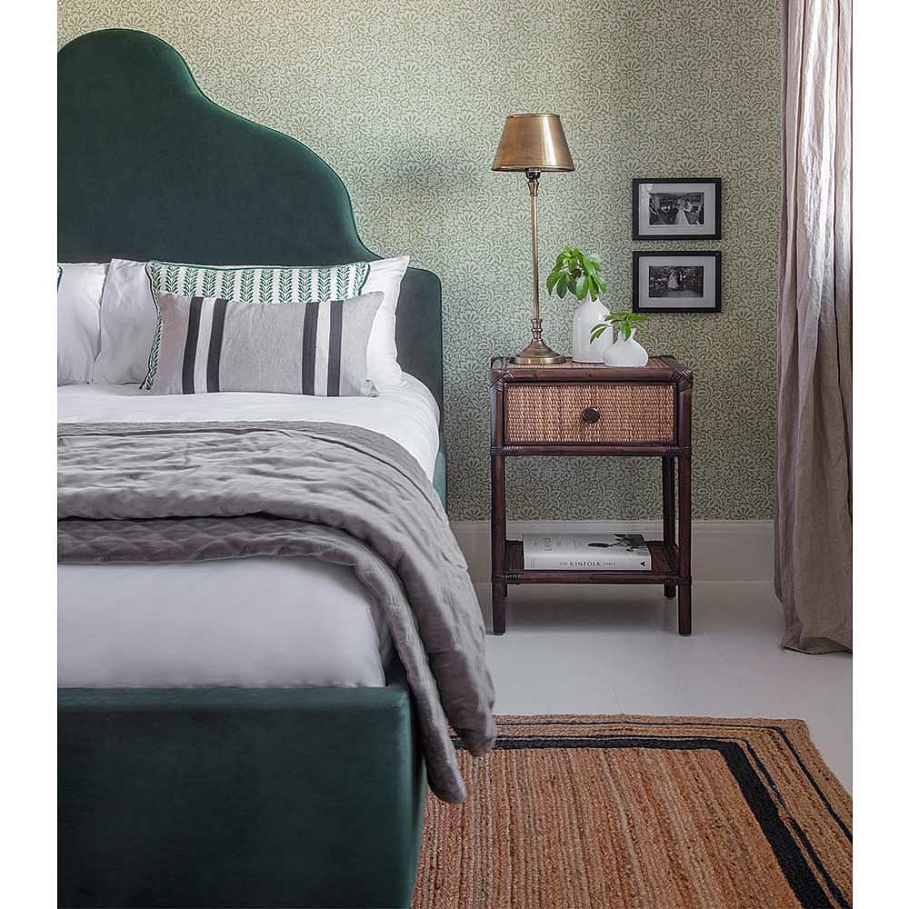 Madison Antique Brass Table Lamp | Contemporary Tall Slim Brass Table Lamp