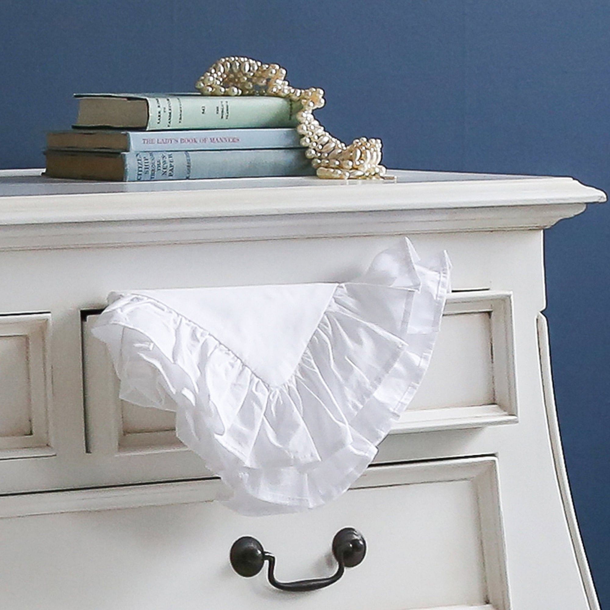 Romance Ruffle Cotton Bed Linen Set | Frill Edge White Cotton Bed Linen ...