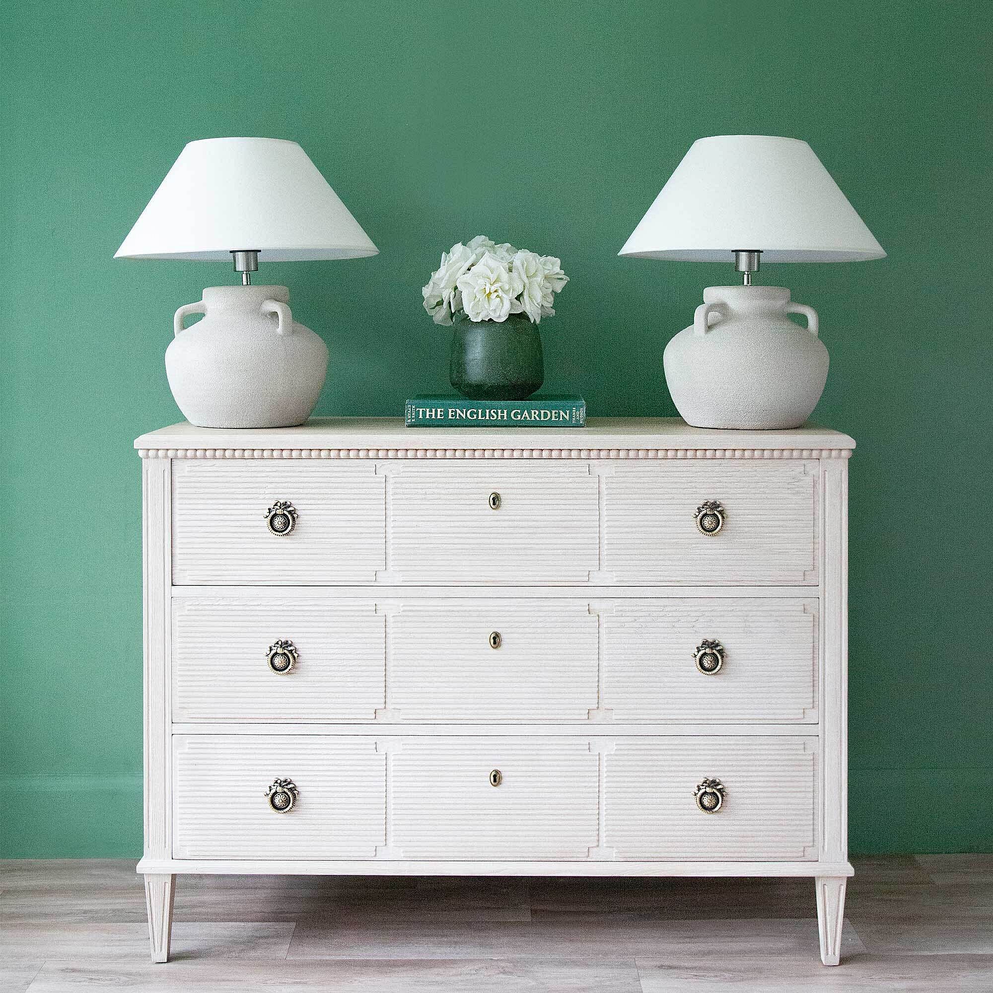 The Love Handles Lamp | Earthenware Table Lamp with Cotton Linen Shade